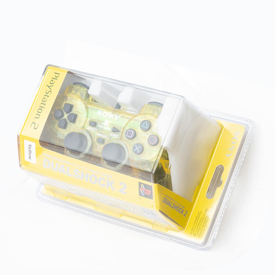 Control Play Station 2 Análogo | DS2 en Acrílico Transparente Amarillo ...
