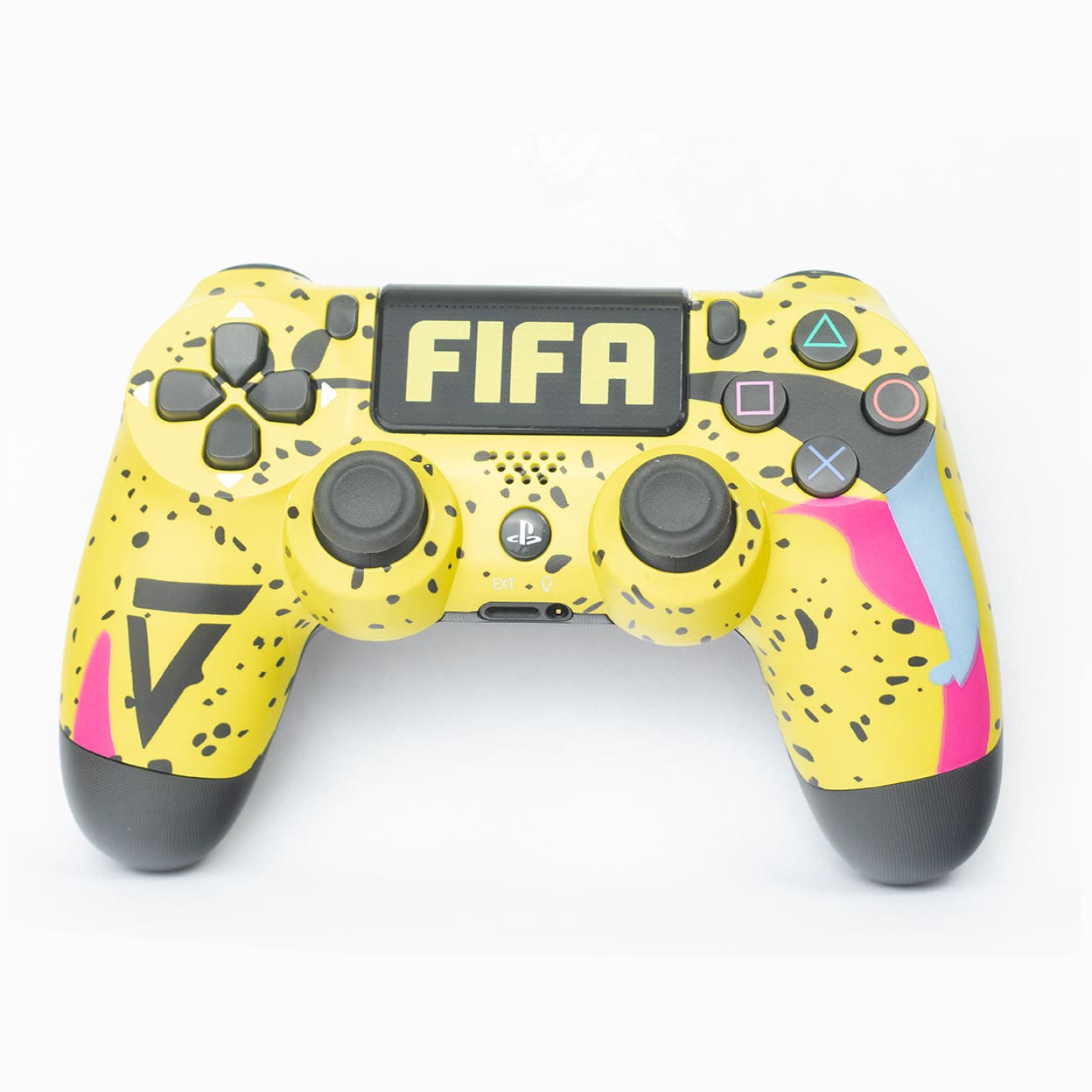 Control Play Station 2 Análogo | DS2 en Acrílico Transparente Amarillo ...