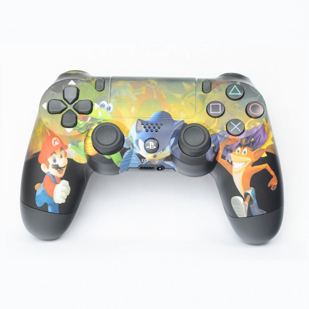 Control Play Station 4 | DS4 Personalizado con Sonic, Crash y Mario ...