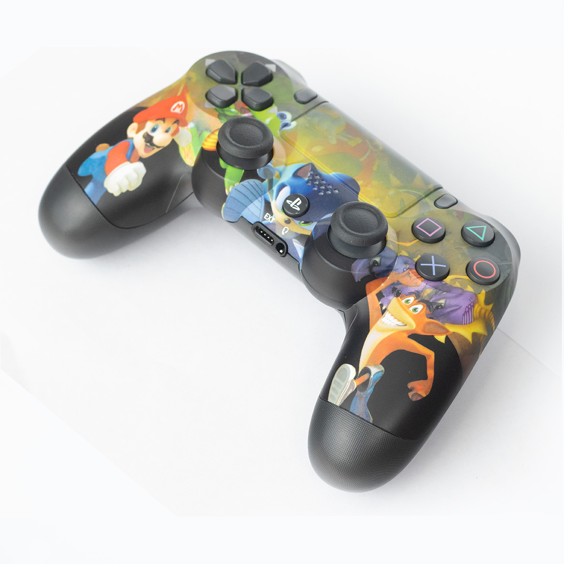Control Play Station 4 | DS4 Personalizado con Sonic, Crash y Mario ...