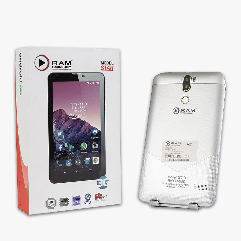 Tablet RAM Technology 7" pulgadas | Plateado - Tienda de Computadores