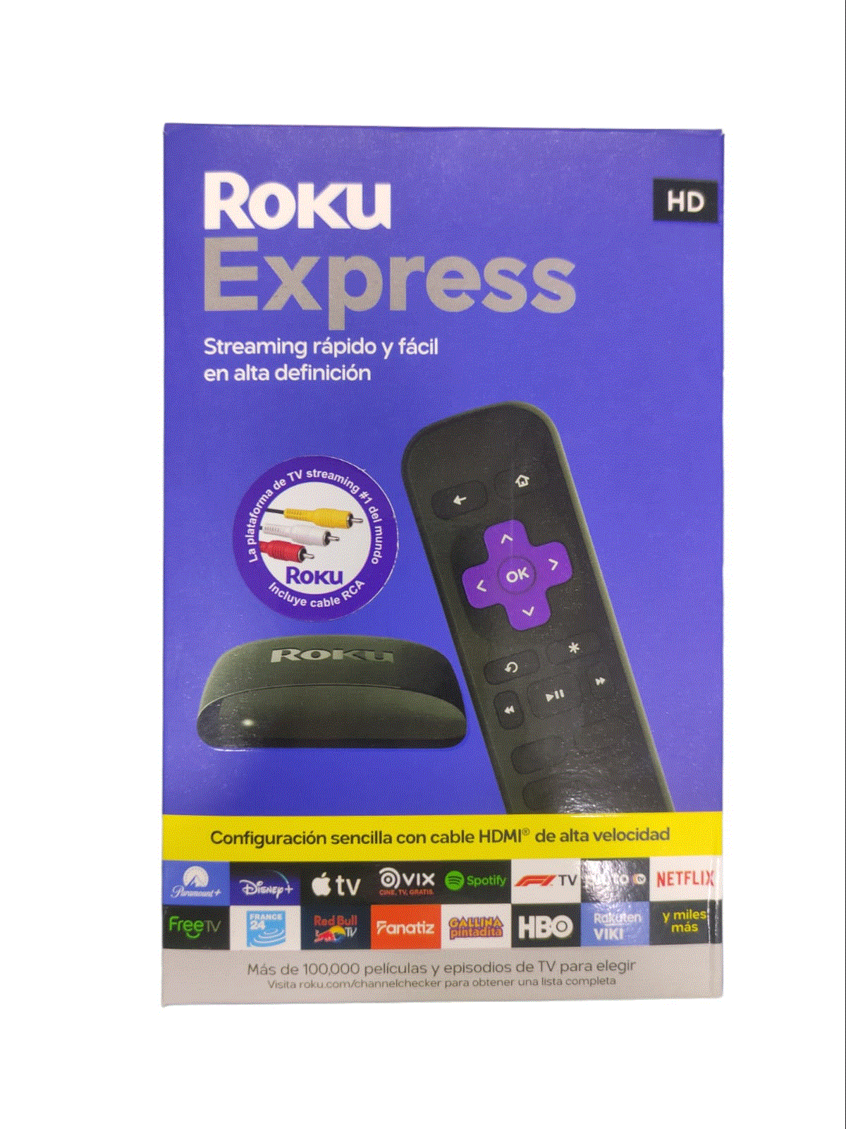ROKU EXPRESS HD + RCA - Tienda de Computadores