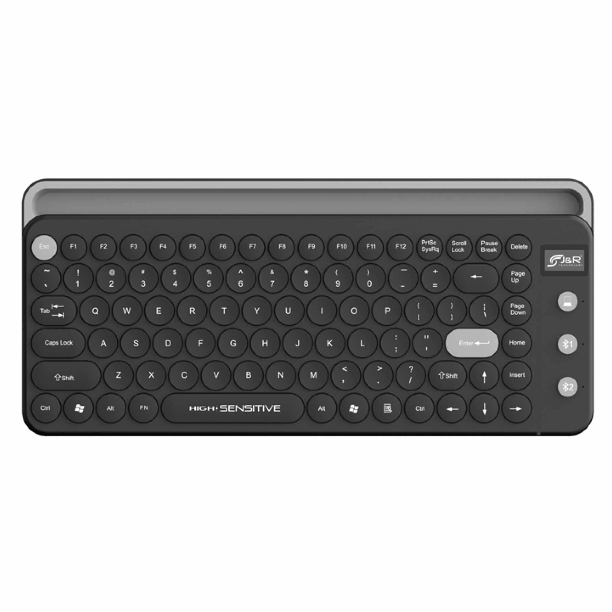 Teclado inalámbrico recargable multimedia TMJR-030 - Tienda de Computadores